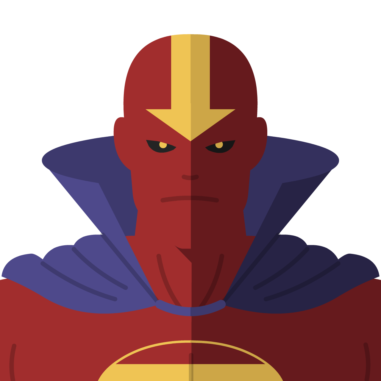 DC's Red Tornado Flat Icon & Avatar • Yoolk • Digital Ninja