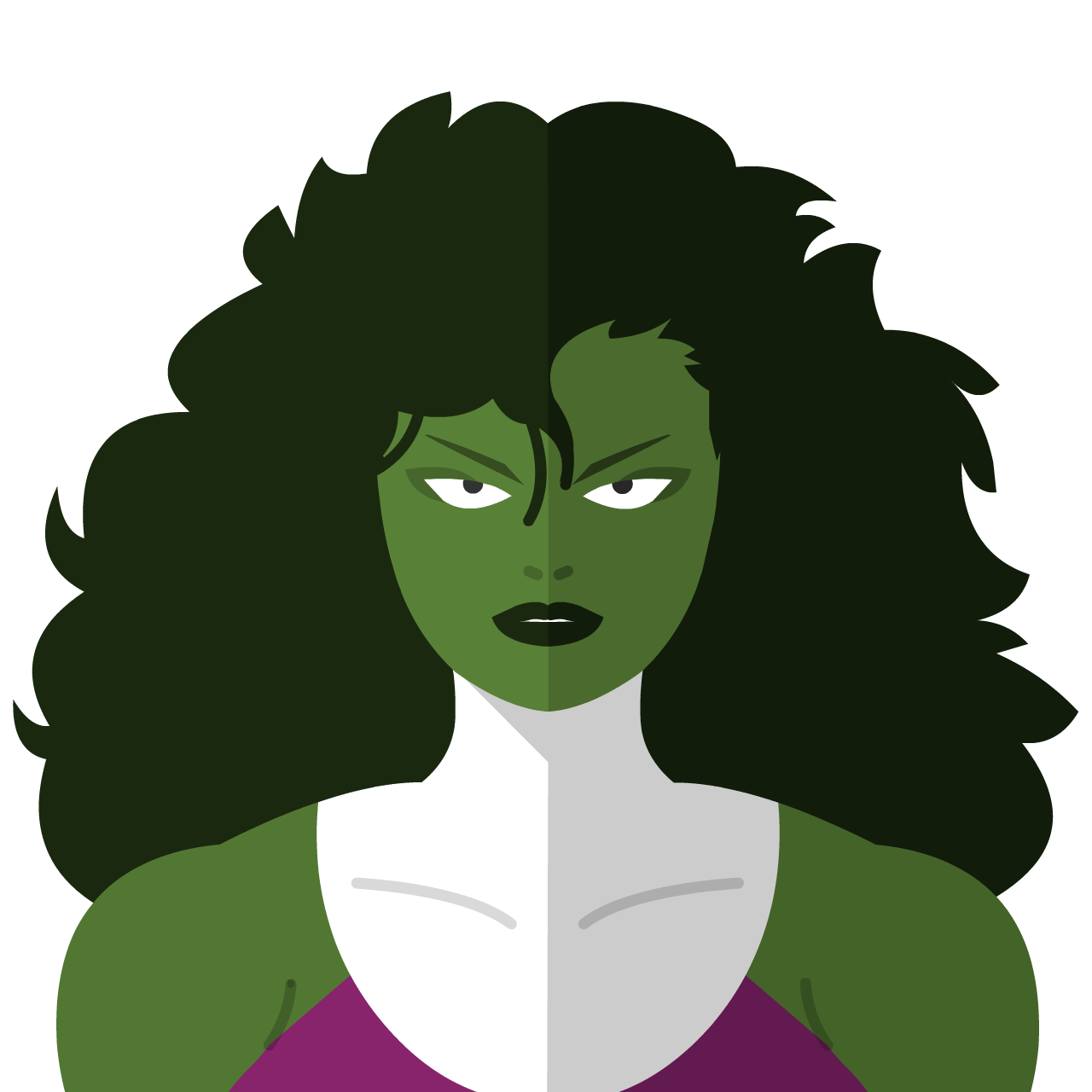 Marvel’s She-Hulk Flat Icon & Avatar • Yoolk • Digital Ninja