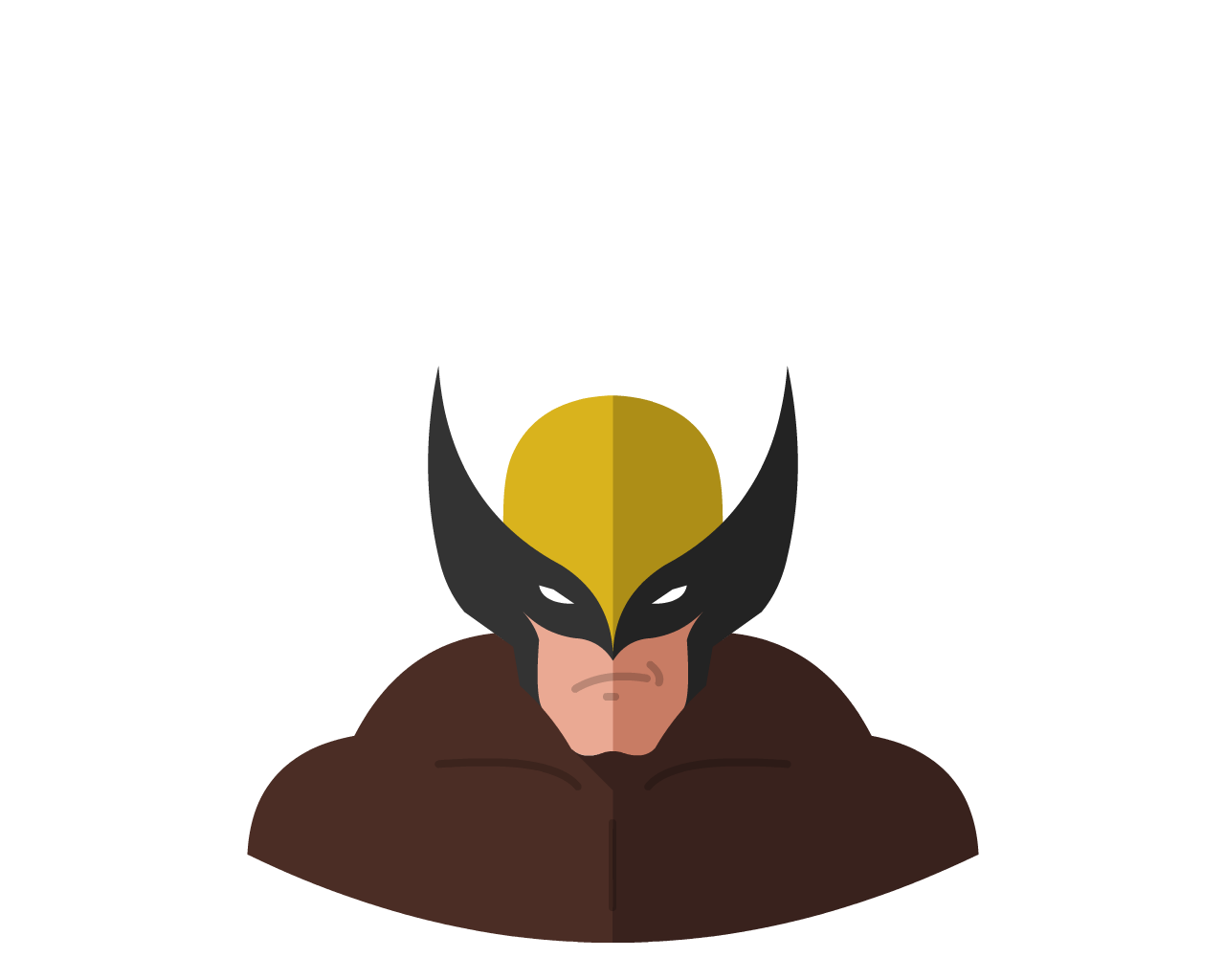 Marvel's Wolverine Flat Icon & Avatar • Yoolk • Digital Ninja