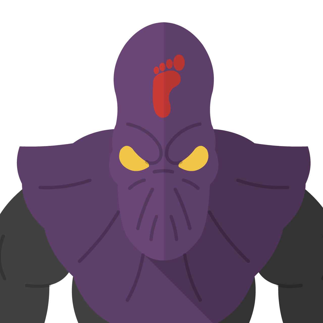 TMNT’s Foot Soldier Flat Icon & Avatar • Yoolk • Digital Ninja