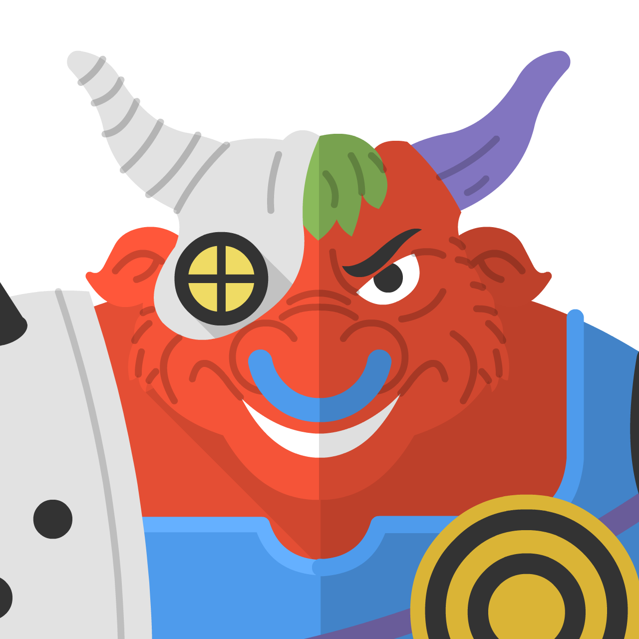 TMNT’s GroundChuck Flat Icon & Avatar • Yoolk • Digital Ninja