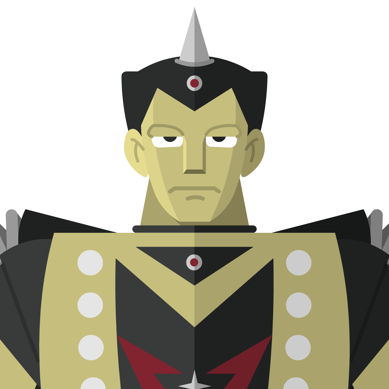 Giant Robo GR-3 Flat Icon & Avatar • Yoolk • Digital Ninja